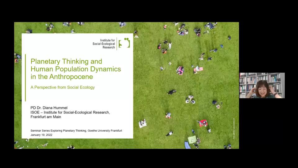 Population Dynamics - Planetary Thinking